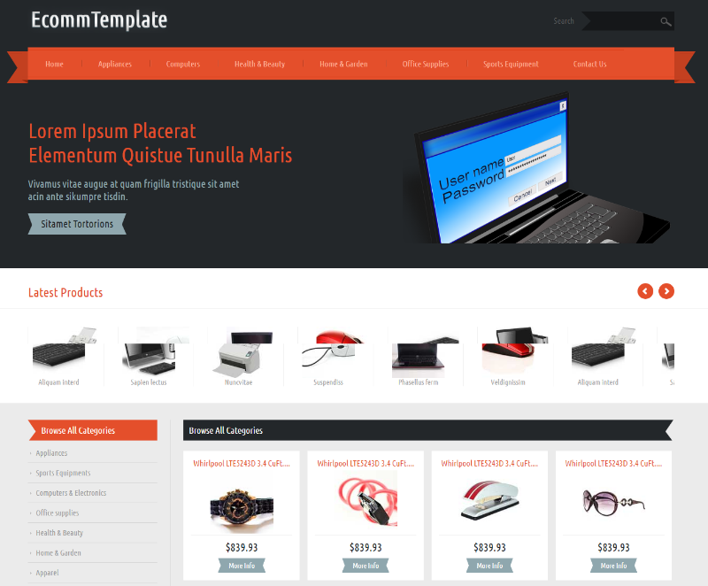 78 Best Free Ecommerce Html Website Templates 2019