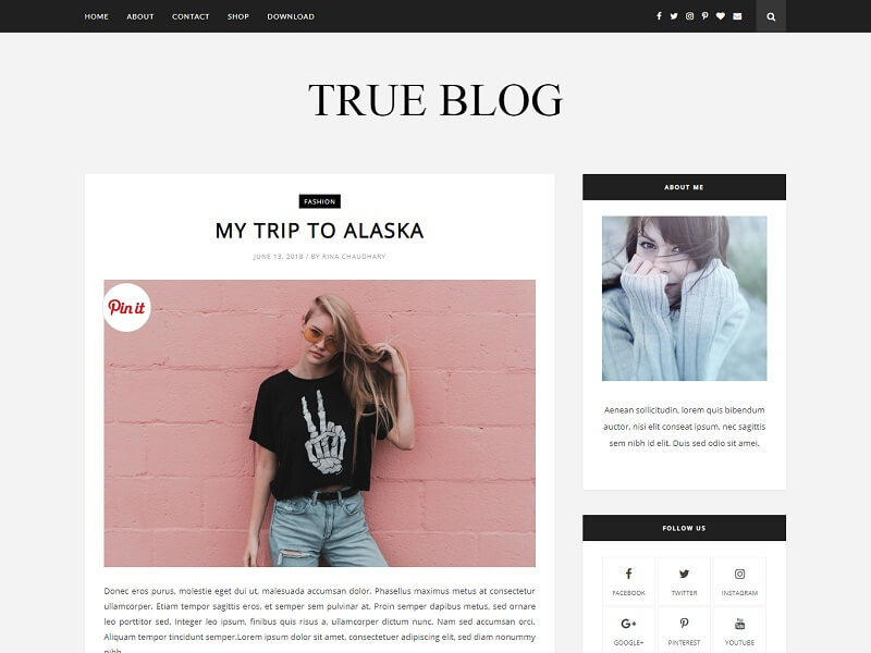 16 Best Free Responsive Blogger Templates 2019 Gambaran