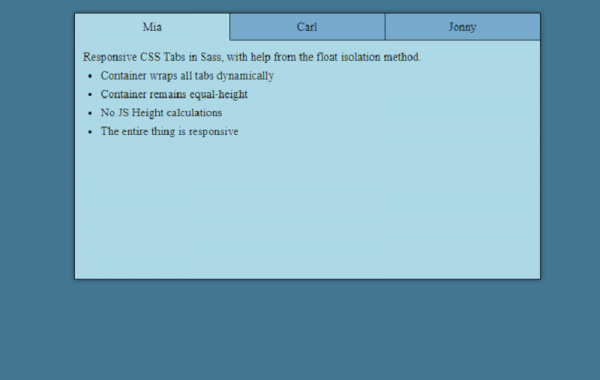 16+ Best CSS Tabs 2024 ------ Free HTML designs