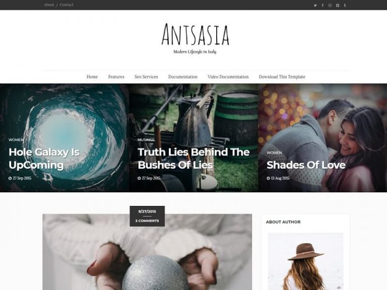 18 Best Free Blog Html Website Templates 2024 For Blogging Website