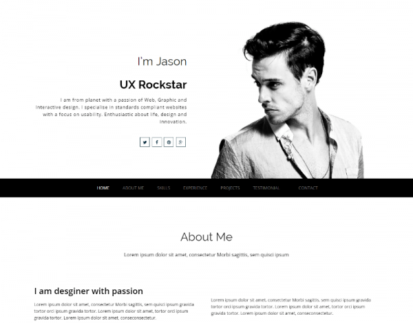 15 Best Free Resume Html Website Templates 2024 Download Now