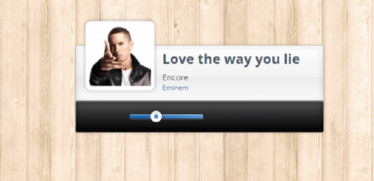 15+ CSS Music Players 2024 Free HTML Designs