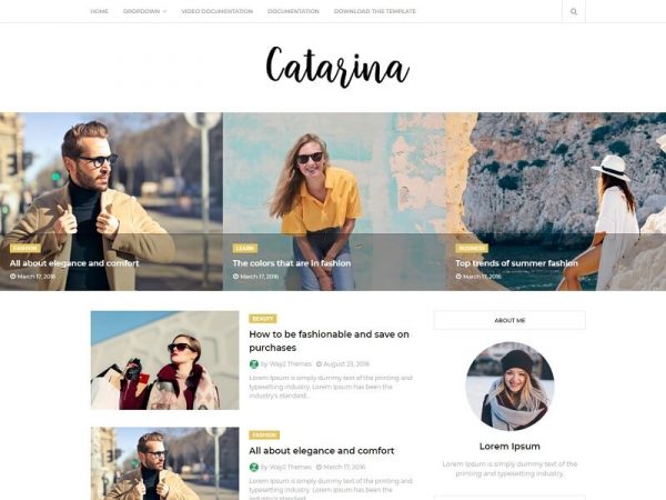 18 Best Free Blog Html Website Templates 2024 For Blogging Website