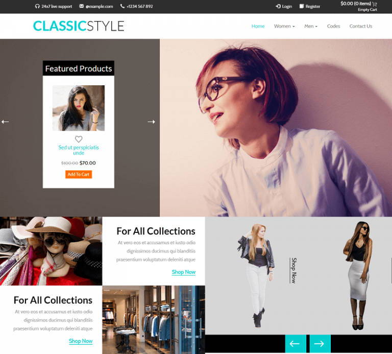 40 Best Free Ecommerce Html Website Templates 2024