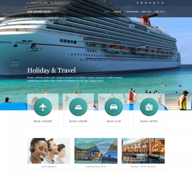 36+ Best Free Travel Html Website Templates 2024