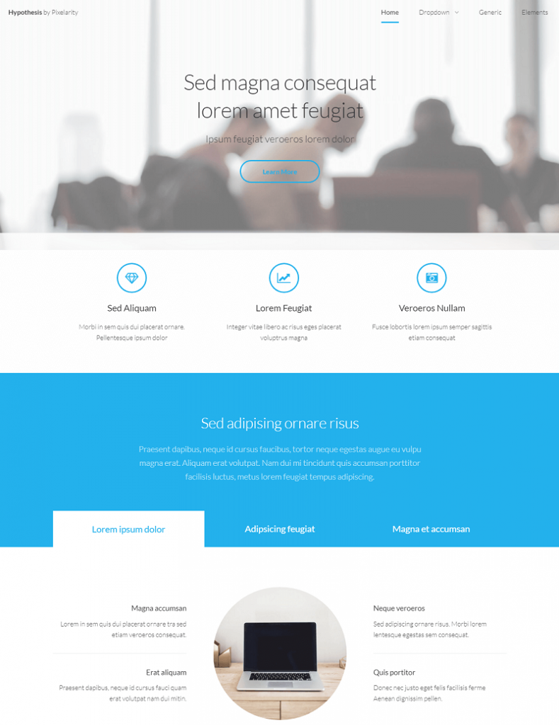 39 Free Business Html Website Templates of this year