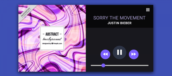 15+ CSS Music Players 2024 Free HTML Designs