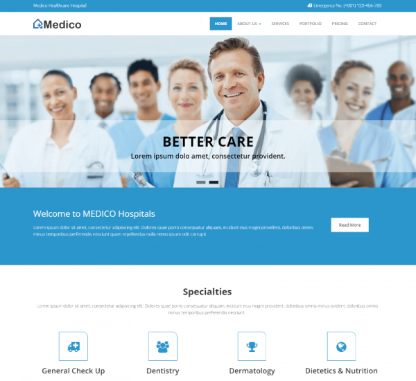 11 Best Free Health Medical Html Website Templates 2025