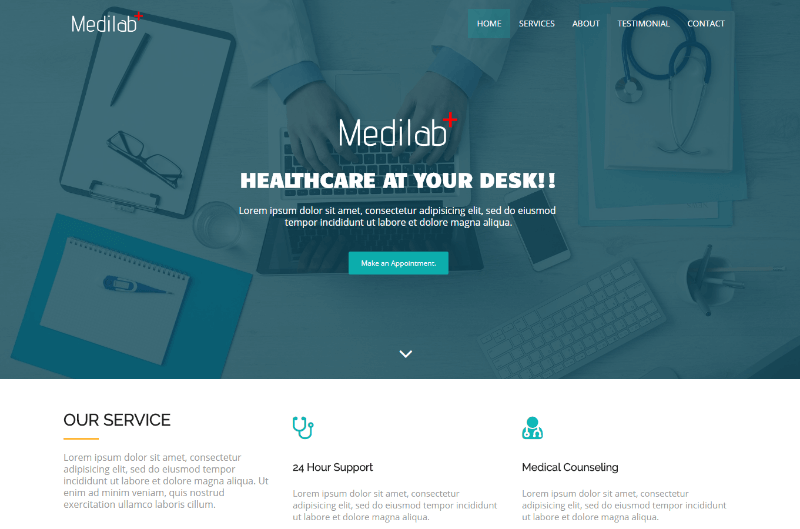 15 Best Free Health Medical Html Website Templates 2021