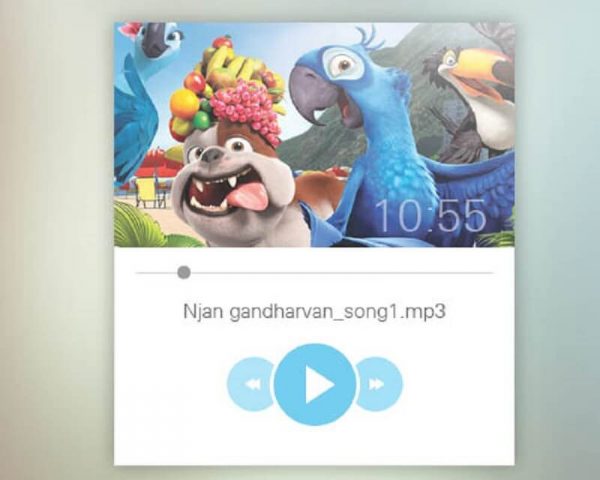 10 Free Music/Video Player UI PSD Templates 2024