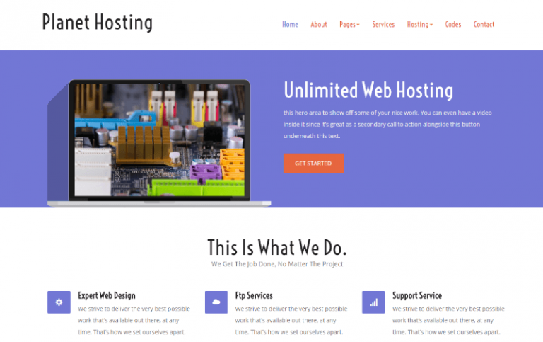 23 Best Free Hosting HTML Website Templates In 2022