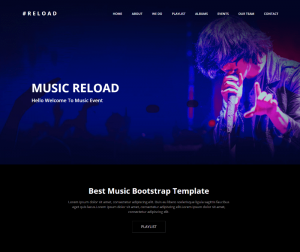 22 Best Free Music Html Website Templates 2023 For Music Lover