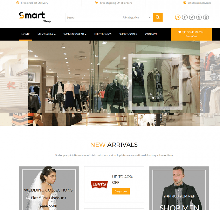 40 Best Free Ecommerce Html Website Templates 2024