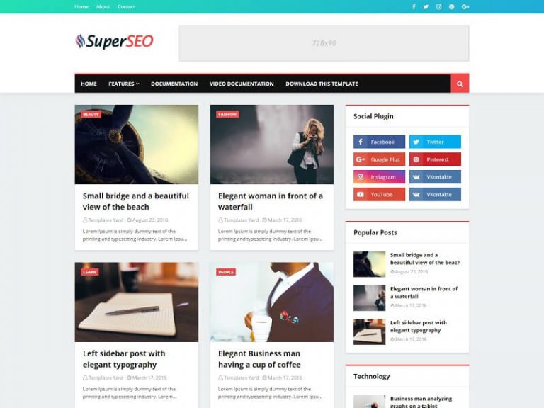18 Best Free Blog Html Website Templates 2024 For Blogging Website 18 Best Free Blog Html Website Templates 2024 For Blogging Website