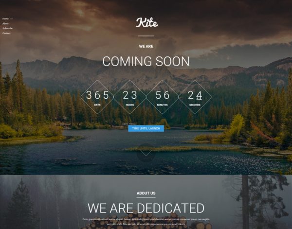 40 Best Free Coming Soon Html Templates, Under Construction Templates