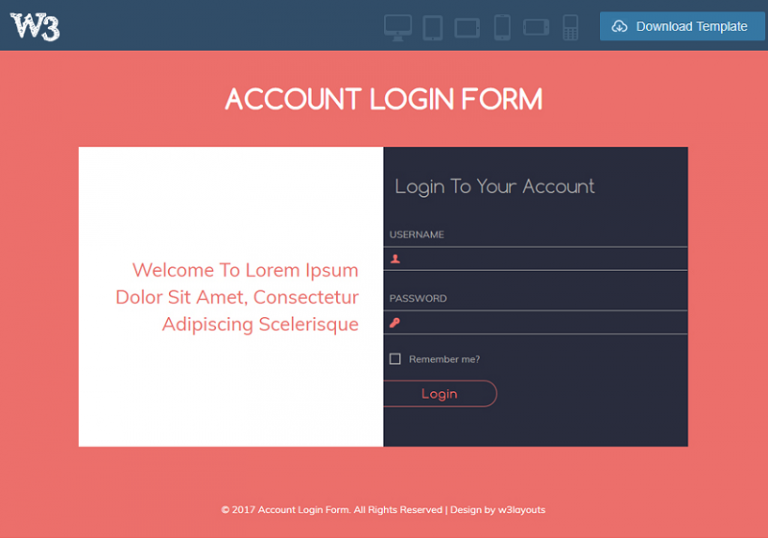 50 Best Free HTML5 Login Form Templates 2023 For web applications