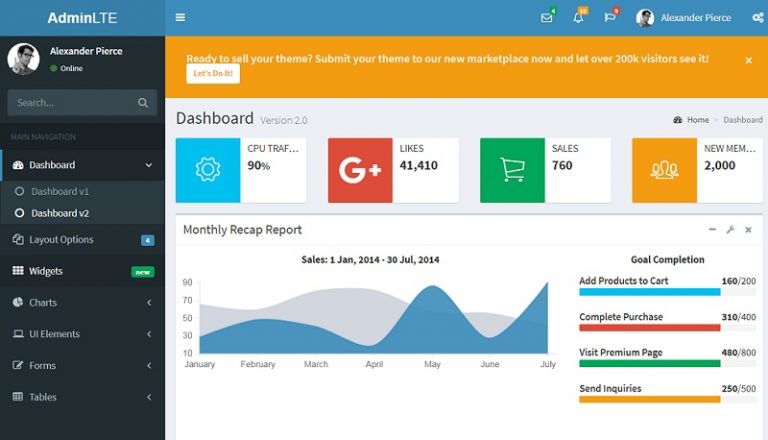 25 Best Free HTML5 Admin Dashboard Templates 2024