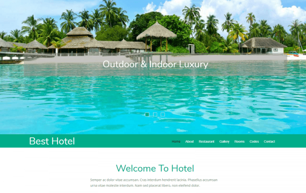 20 Best Free Hotel Booking Html Website Templates 2023