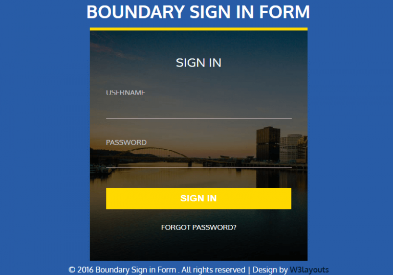 40 Best Free HTML5 Form Templates 2024 Login & Signup Forms