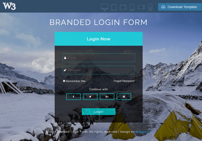 40 Best Free HTML5 Login Form Templates 2024 For web applications