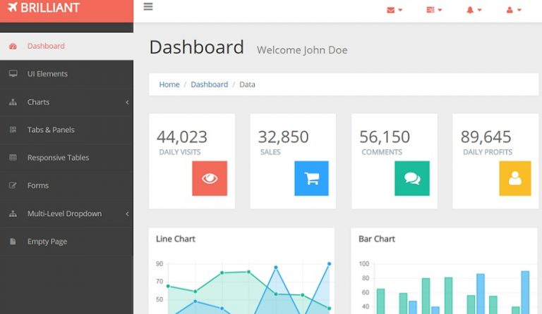 15 Best Free HTML5 Admin Dashboard Templates 2025