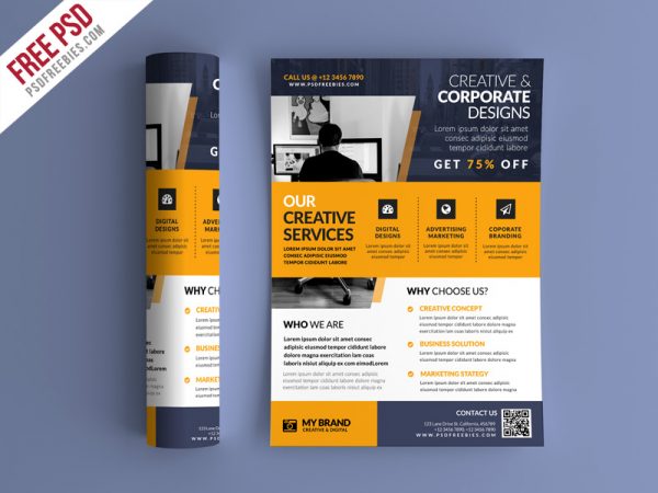 21 Best Free Business Flyer PSD Templates 2025 | Free HTML Designs
