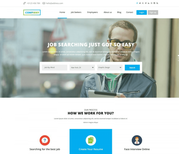 26 Best Free Business PSD Website Templates 2024