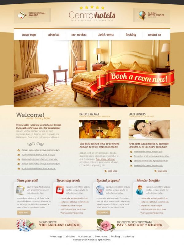 8 Best Free Hotel PSD Website Templates 2025 | Free HTML Designs