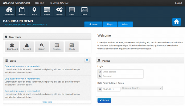 15 Best Free HTML5 Admin Dashboard Templates 2025