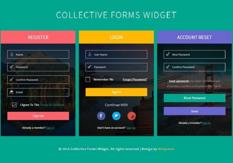40 Best Free HTML5 Form Templates 2024 Login & Signup Forms