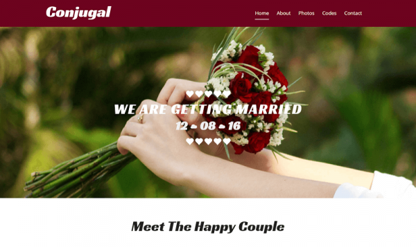 33 Best Free Wedding Html Website Templates 2023