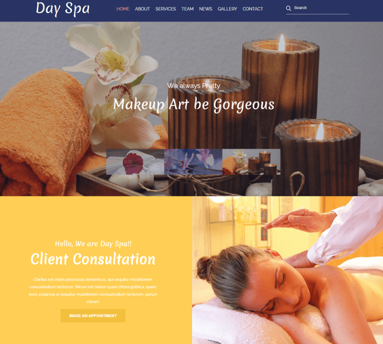 33 Best Free Spa Salon HTML Website Templates 2025 – free html design