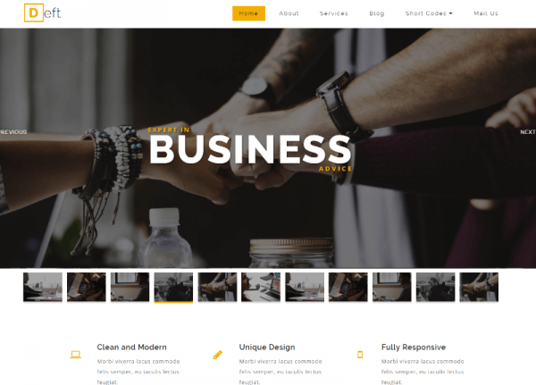 39 Free Business Html Website Templates of this year