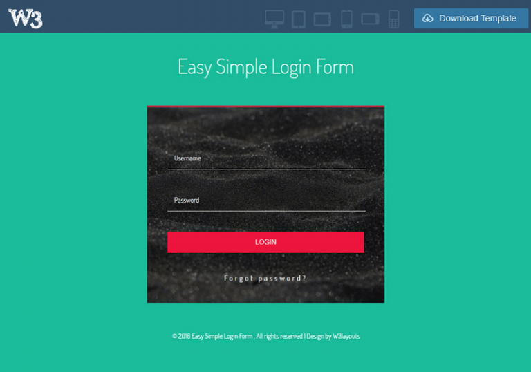 50 Best Free HTML5 Login Form Templates 2021 For web applications