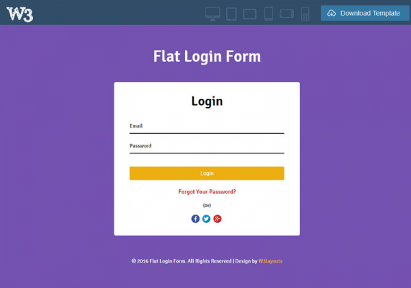 50 Best Free HTML5 Login Form Templates 2021 For web applications