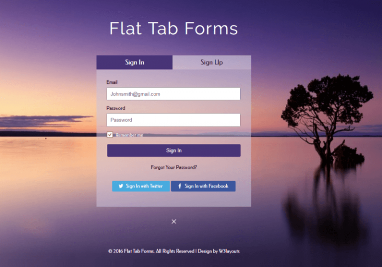 40 Best Free HTML5 Form Templates 2024 Login & Signup Forms
