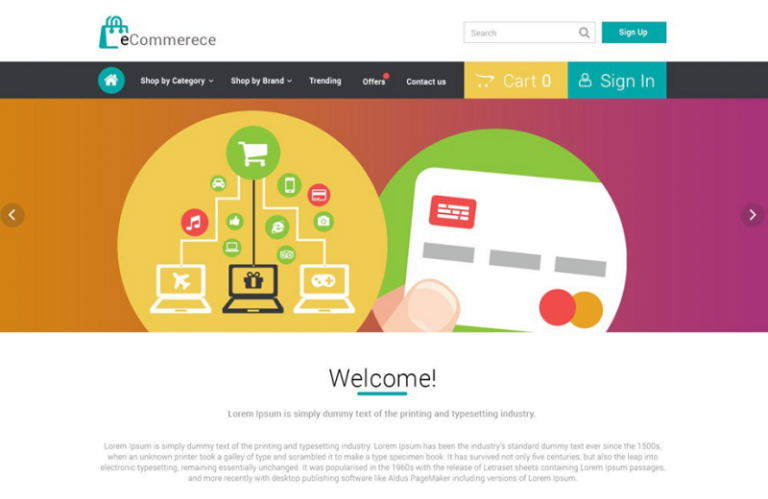 23 Best Free Ecommerce PSD Website Templates 2025