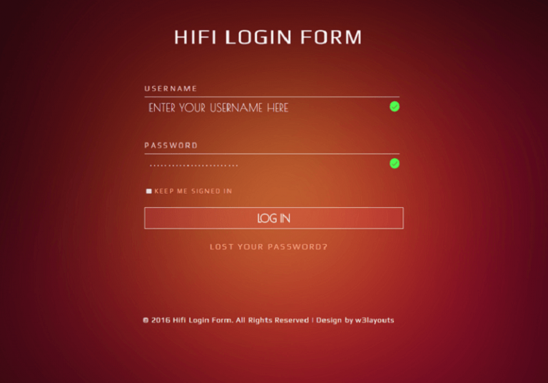 40 Best Free HTML5 Form Templates 2024 Login & Signup Forms