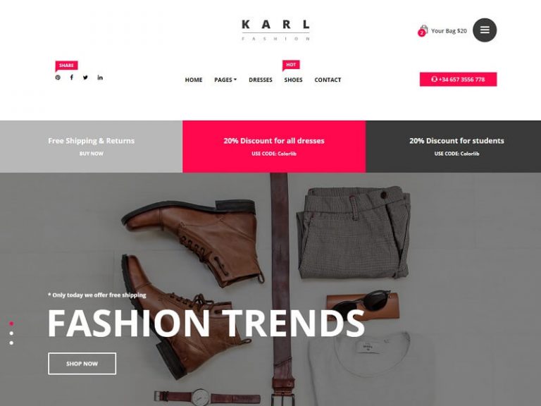 Free Ecommerce HTML Website Templates (Handpicked) Free Ecommerce HTML Website Templates (Handpicked)