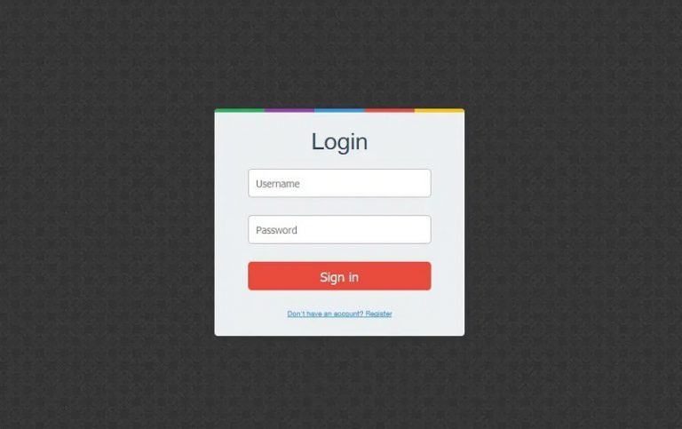 Free HTML5 Login Form Templates (Handpicked) - FreeHTMLDesigns