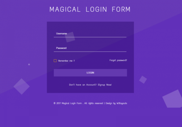 40 Best Free HTML5 Form Templates 2024 Login & Signup Forms