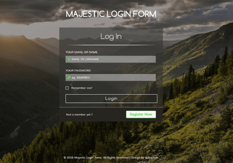 40 Best Free HTML5 Form Templates 2024 Login & Signup Forms
