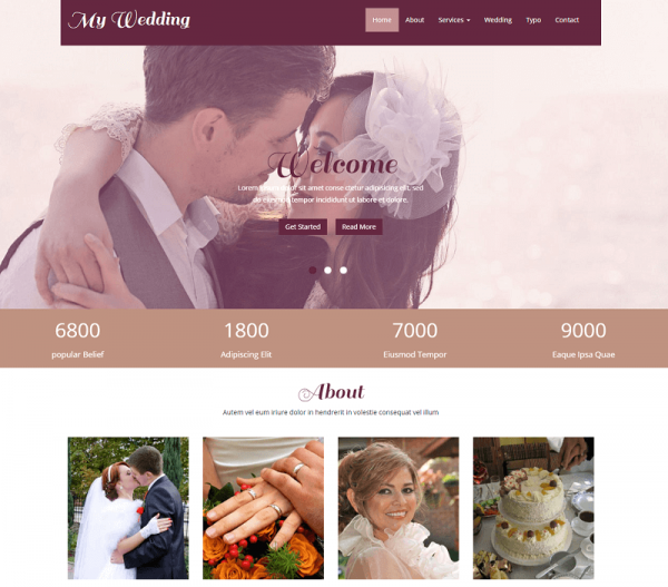 33 Best Free Wedding Html Website Templates 2024