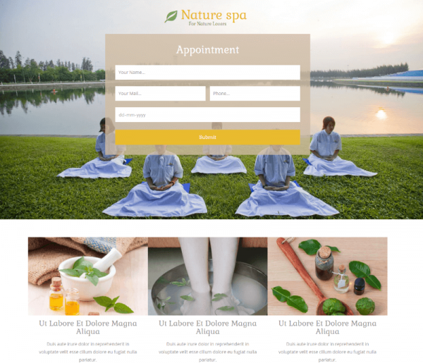 33 Best Free Spa Salon HTML Website Templates 2025 – free html design