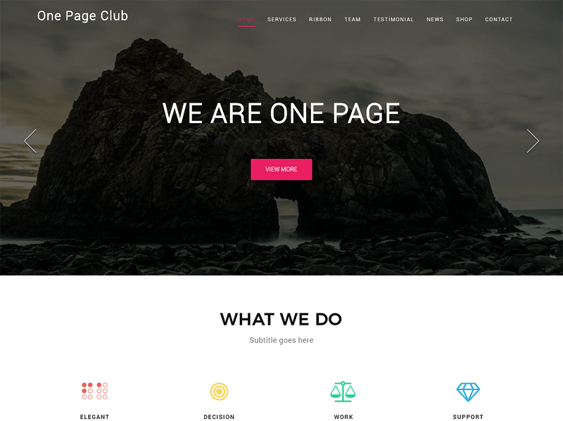 10 Best Free One Page WordPress Themes 2024 | Free Html Designs