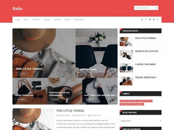 40 Best Free Responsive Blogger Templates 2024