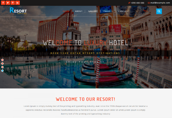 20 Best Free Hotel Booking Html Website Templates 2024