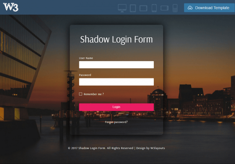 40 Best Free HTML5 Login Form Templates 2024 For web applications