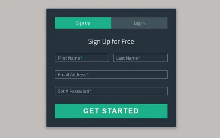 Free HTML5 Login Form Templates (Handpicked) - FreeHTMLDesigns