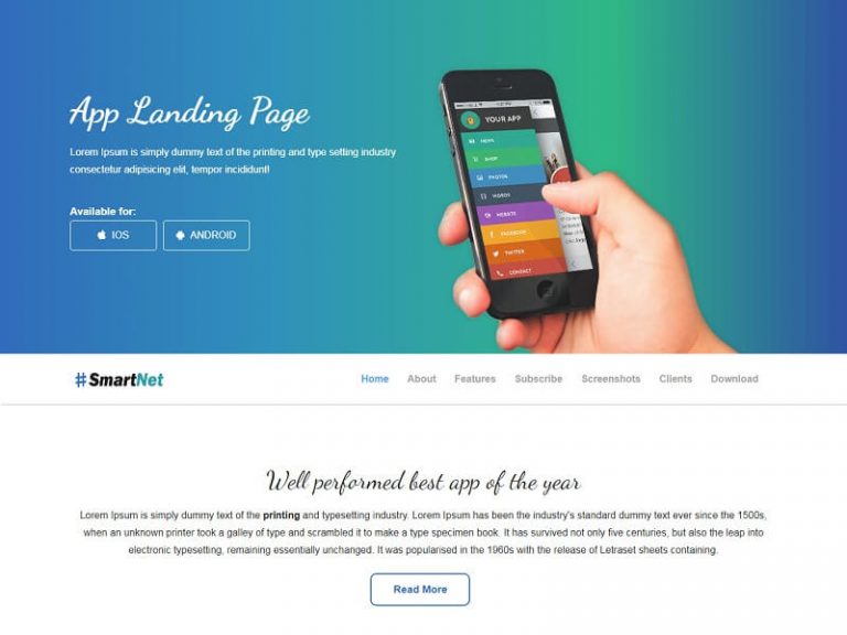 32 Best Free Landing Page Html Templates 2025 For your Applications